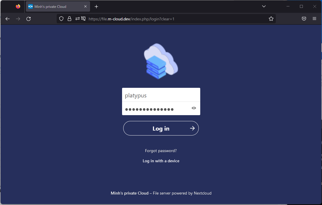 Lab setup – m-cloud
